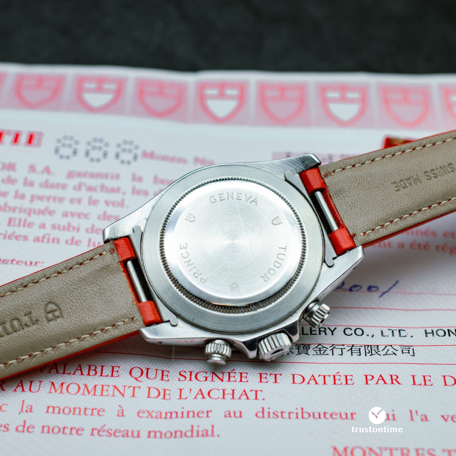 Tudor - Tiger Prince Date Ref. 79280 Red Dial With Documents - TrustOnTime